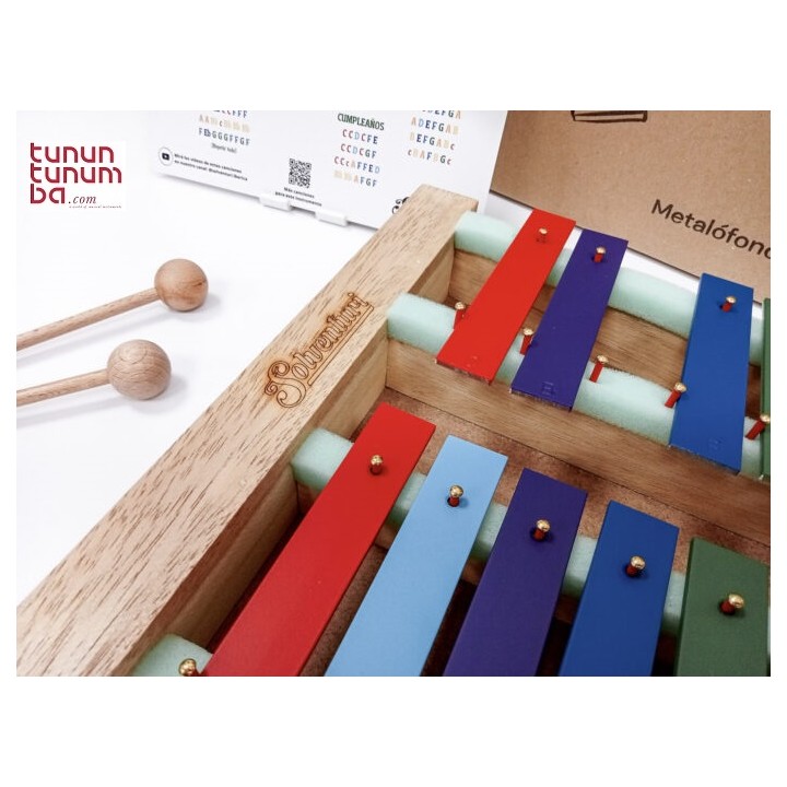 Metalófono cromático de 15 notas – Multicolor | Comprar online| TUN...